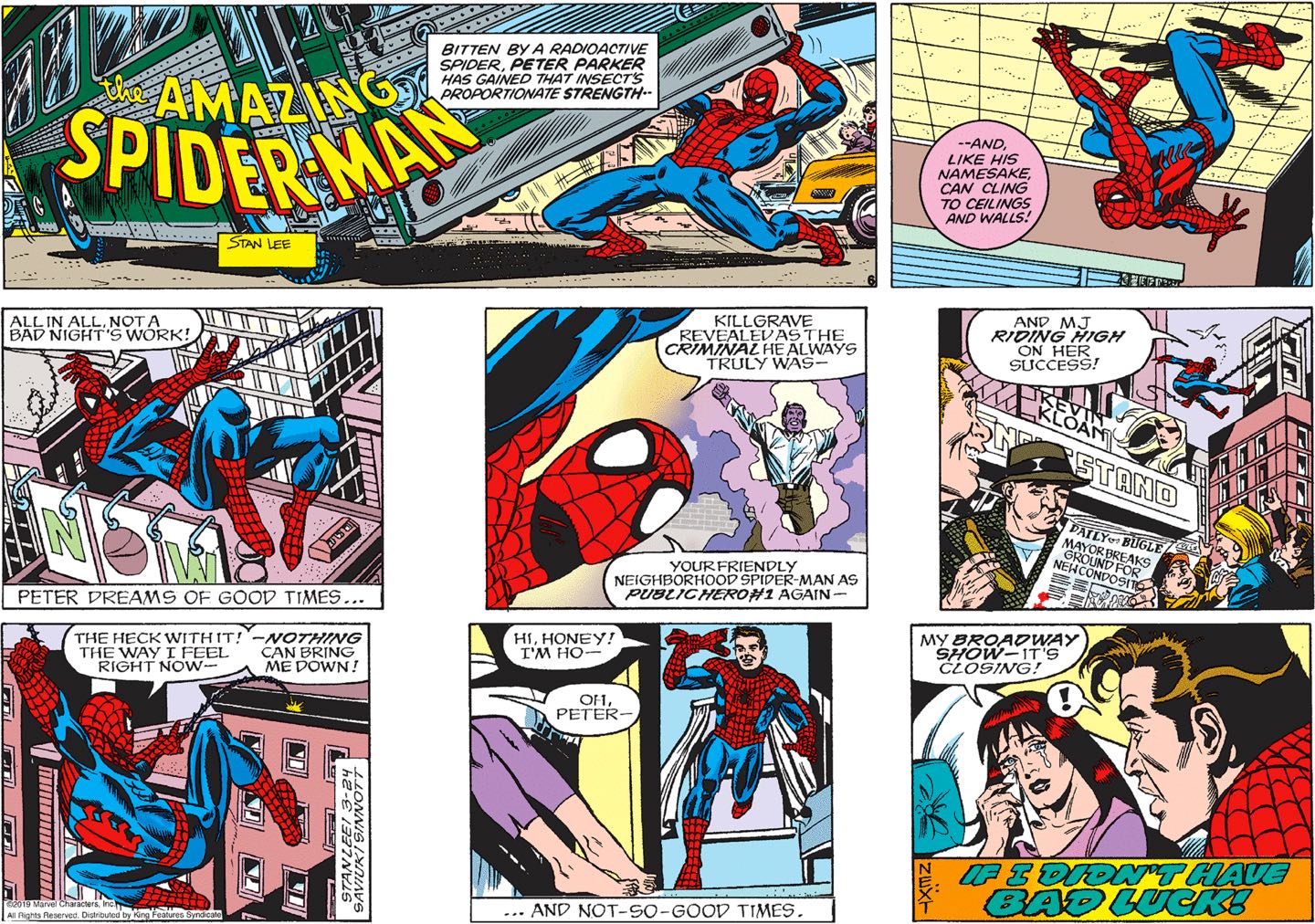 Old Spider Man Comic Strip